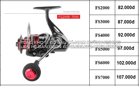 Máy Câu Đứng FS 2000 - LA - Cửa Hàng Sỉ - Lẻ Đồ Câu Sanami